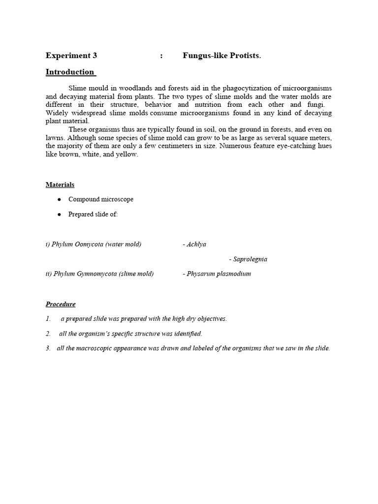 Experiment 3 320 | PDF | Sexual Reproduction | Reproduction