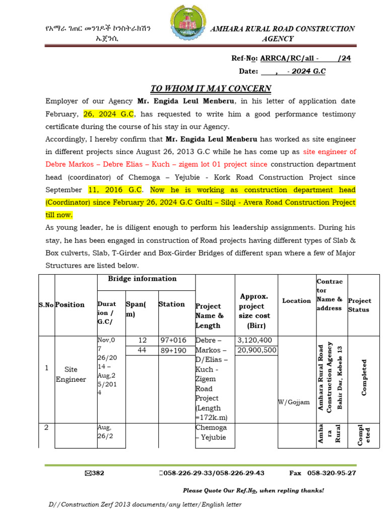Engida Testimony Edited... ! | PDF