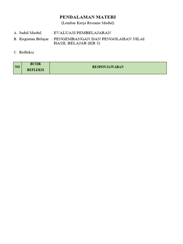 LK - Resume Pendalaman Materi PPG 2023 | PDF