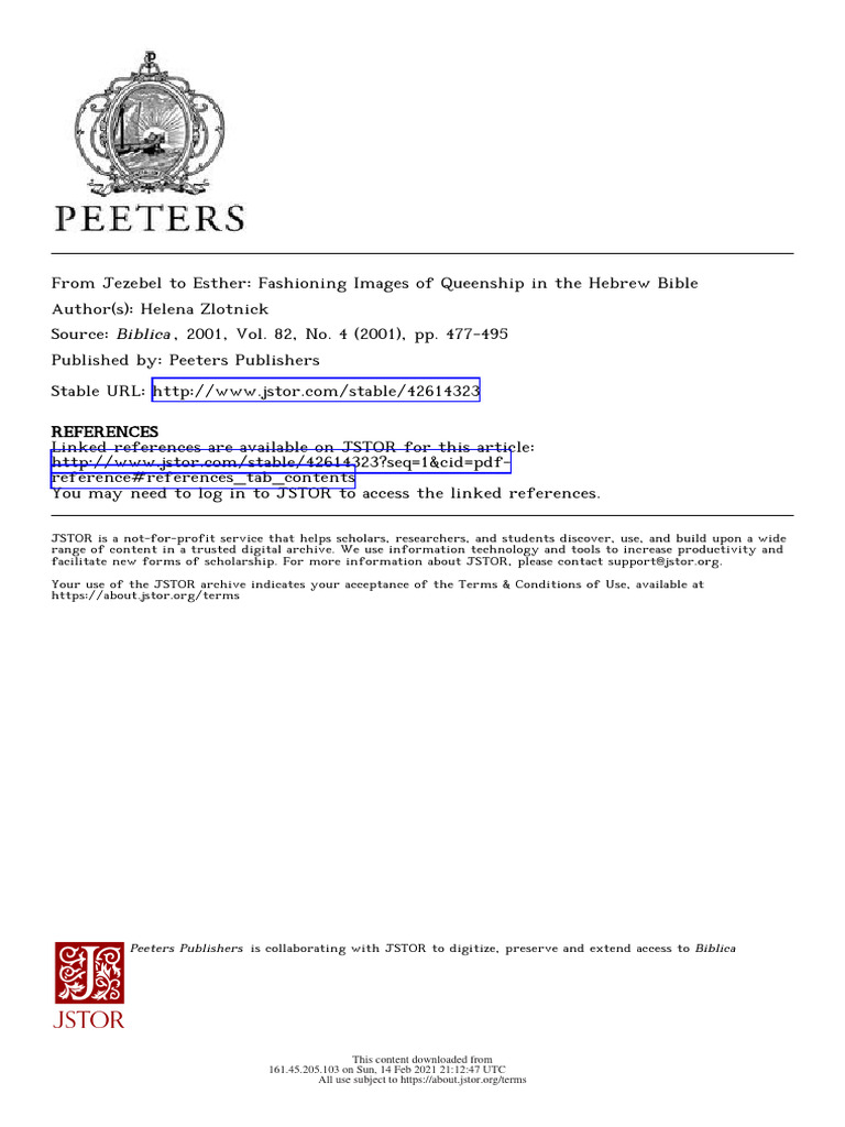 Esther | PDF | Esther | Elijah