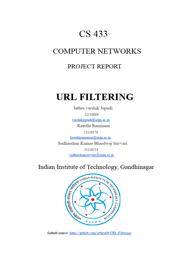 URL Filtering in Computer Networks | PDF | Proxy Server | Networking