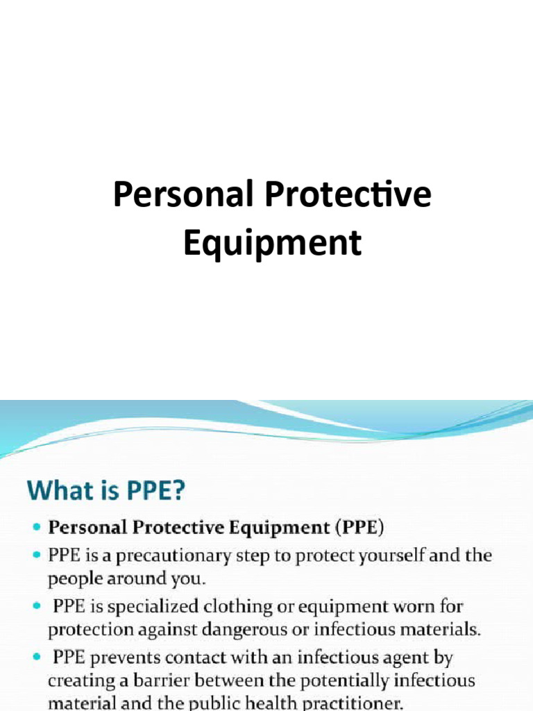 PPE Safety Standards and Training Guide | PDF | Personal Protective ...