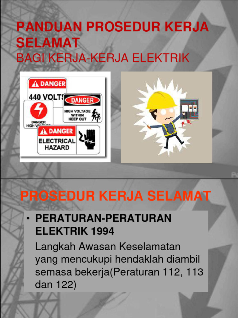 Panduan Prosedur Kerja Selamat | PDF Panduan Prosedur Kerja Selamat | PDF