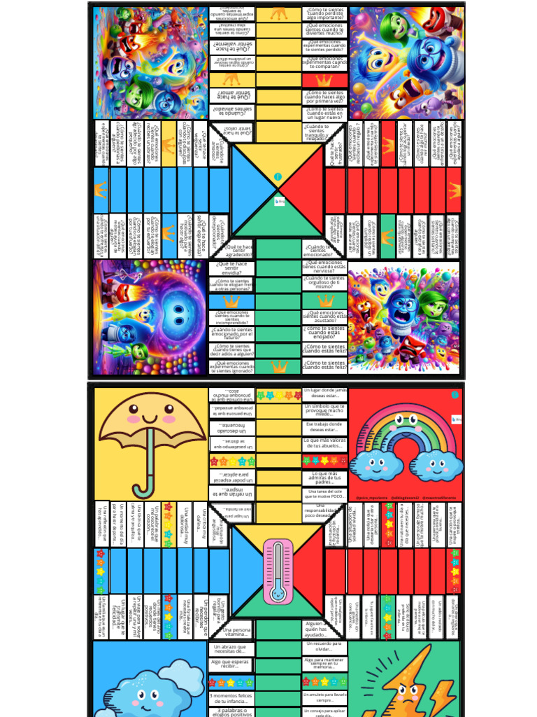 PARCHÍS Emociones | PDF | Las emociones | Sicología