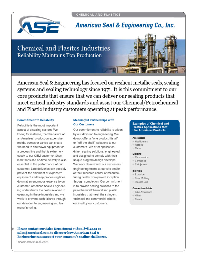 ASE Chemical | PDF | Mechanical Engineering | Materials