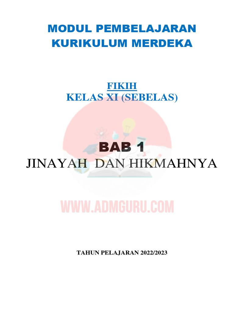 Modul Ajar Fiqih Kelas 11 | PDF