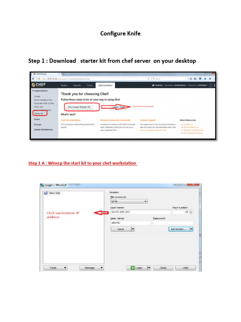 Configure Knife for Chef Workstation | PDF