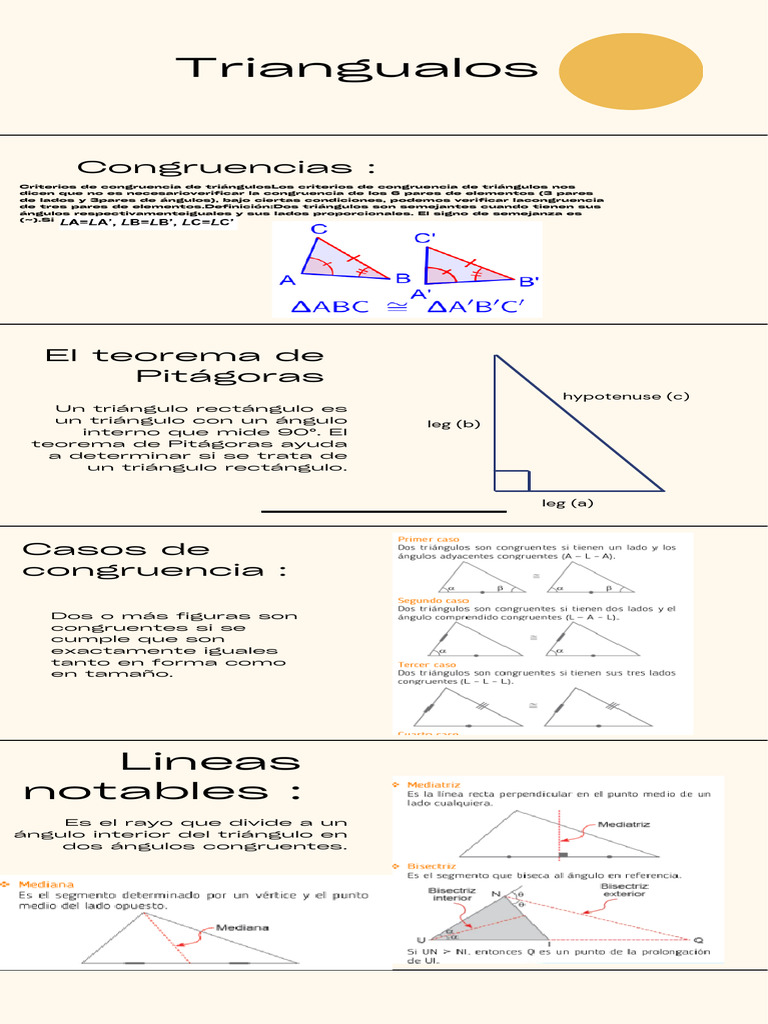 Infografía de Tiangulos. | PDF