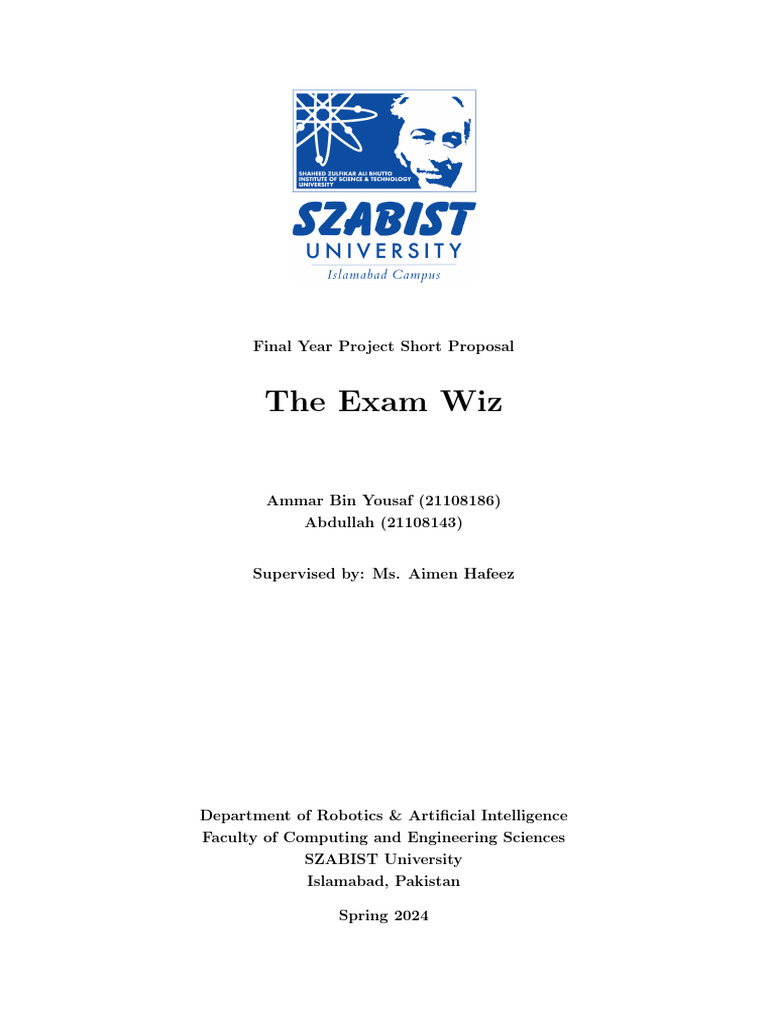 Exam Wiz | PDF | Scheduling (Computing) | Artificial Intelligence