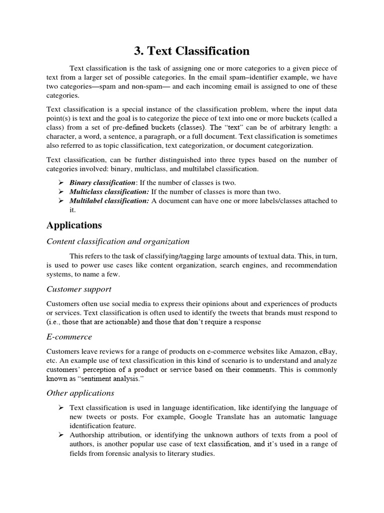 Nlp Unit 3 Pdf Support Vector Machine Statistical Classification