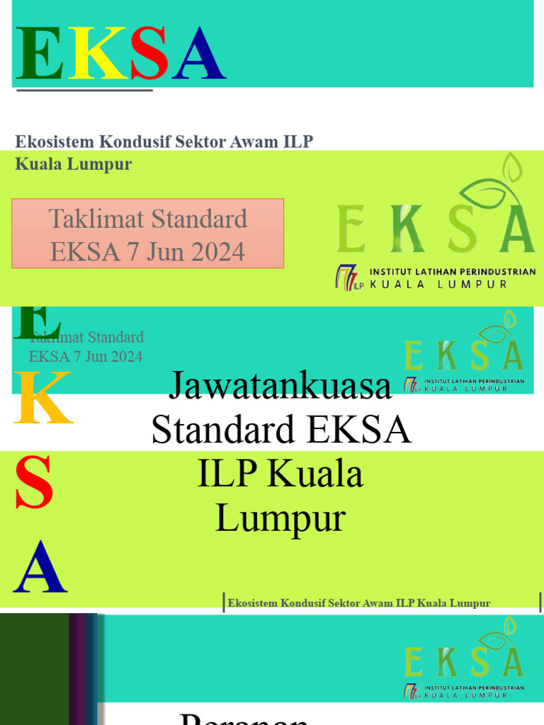 Taklimat Standard EKSA 7 Jun 2024 | PDF