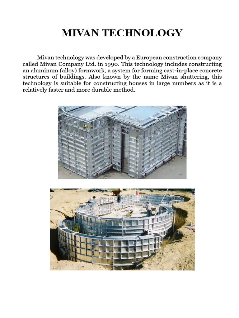 Mivan Construction Technology | PDF | Concrete | Structural Engineering