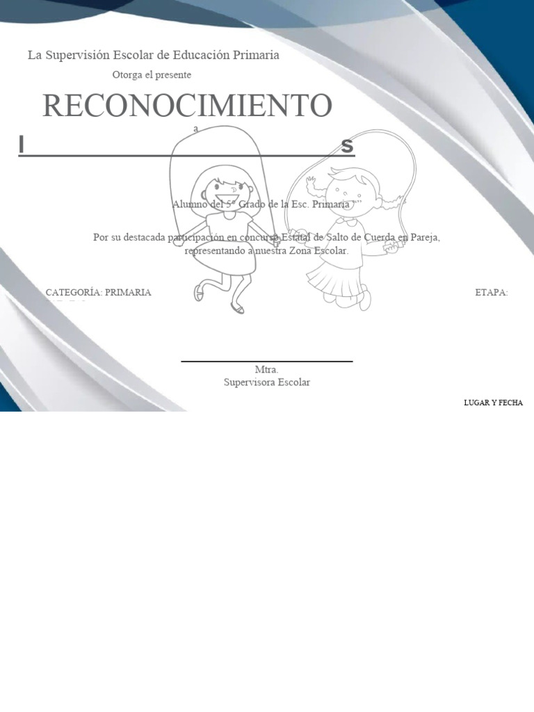 Reconocimiento Salto de Cuerdas en Pareja | PDF