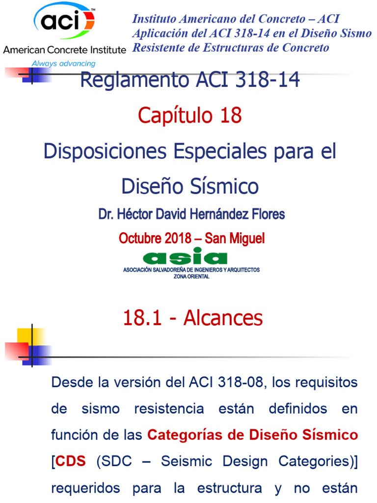 Diseño Sísmico ACI 318-14 en Concreto | PDF | Viga (Estructura) | Columna