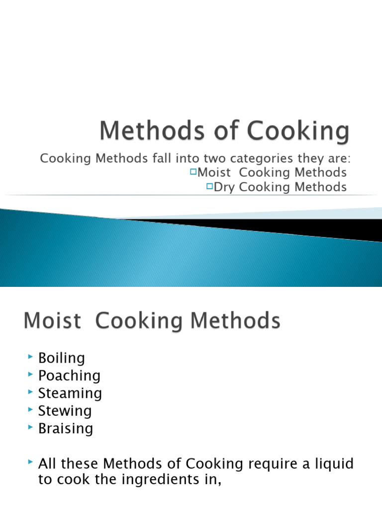 Meat & Poultry Cooking Methods | PDF | Grilling | Cooking