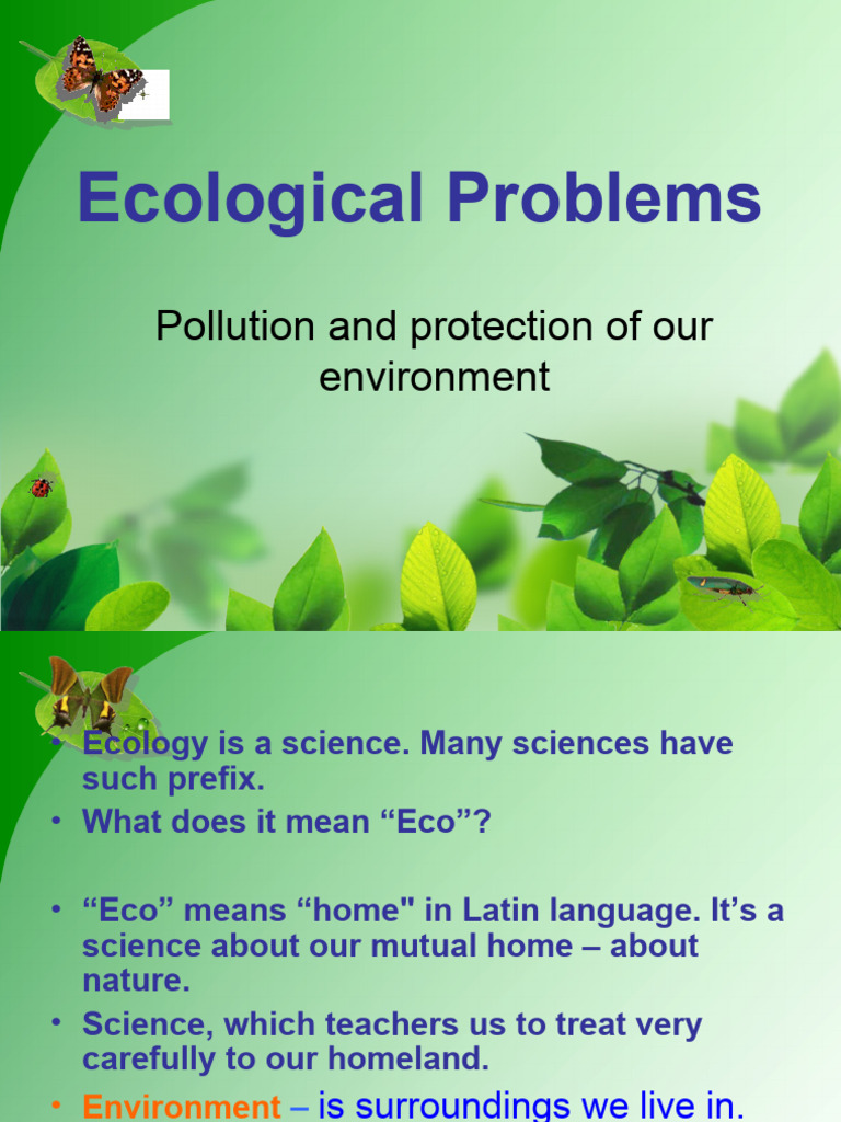 Eco Issues: Air, Water, Soil Pollution | PDF | Pollution | Human Impact ...