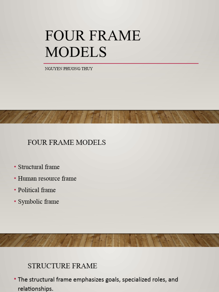 Four Frame Model | PDF | Human Resources | Human Resource Management