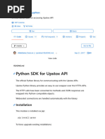 Upstox API Documentation Overview | PDF | Order (Exchange) | Json