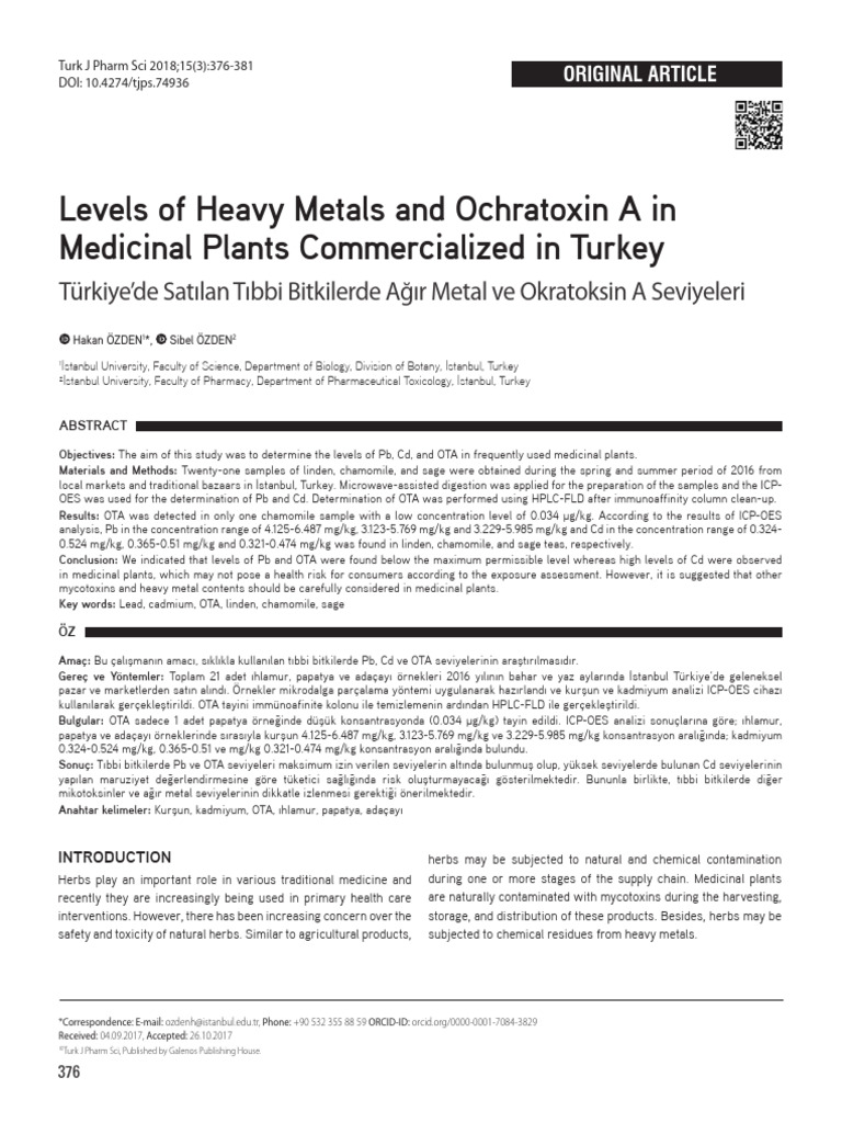 TJPS 15 376 | PDF | Detection Limit | High Performance Liquid ...