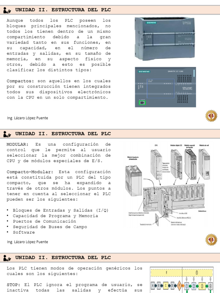 U2 PLC (Tec) P1 | PDF | Controlador lógico programable | Hardware de la computadora