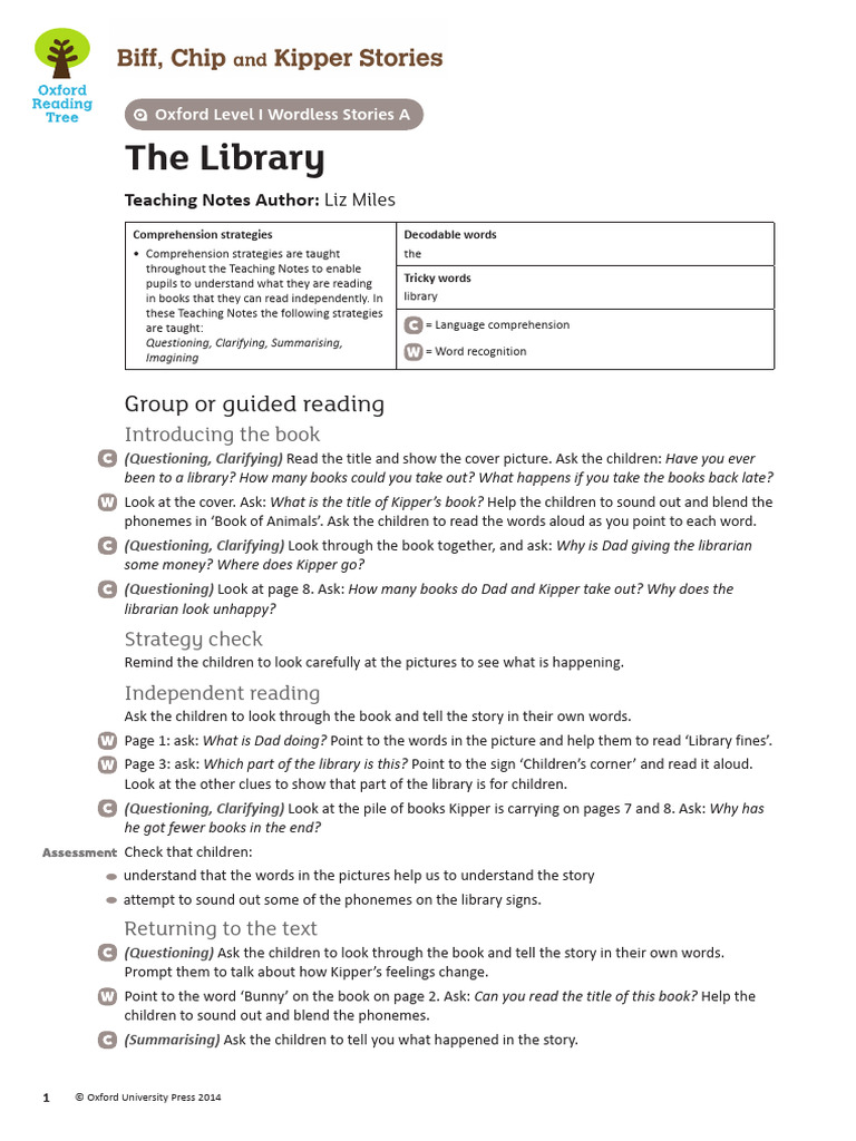 The Library | PDF | Reading Comprehension | Books
