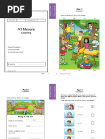 Cambridge A1 Movers Practice Tests | PDF | Learning