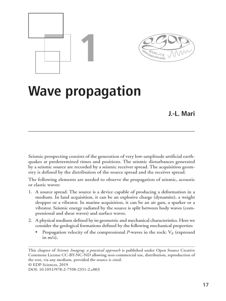 SeismicImaging - 10.1051 - 978 2 7598 2351 2.c003 | PDF | Waves ...