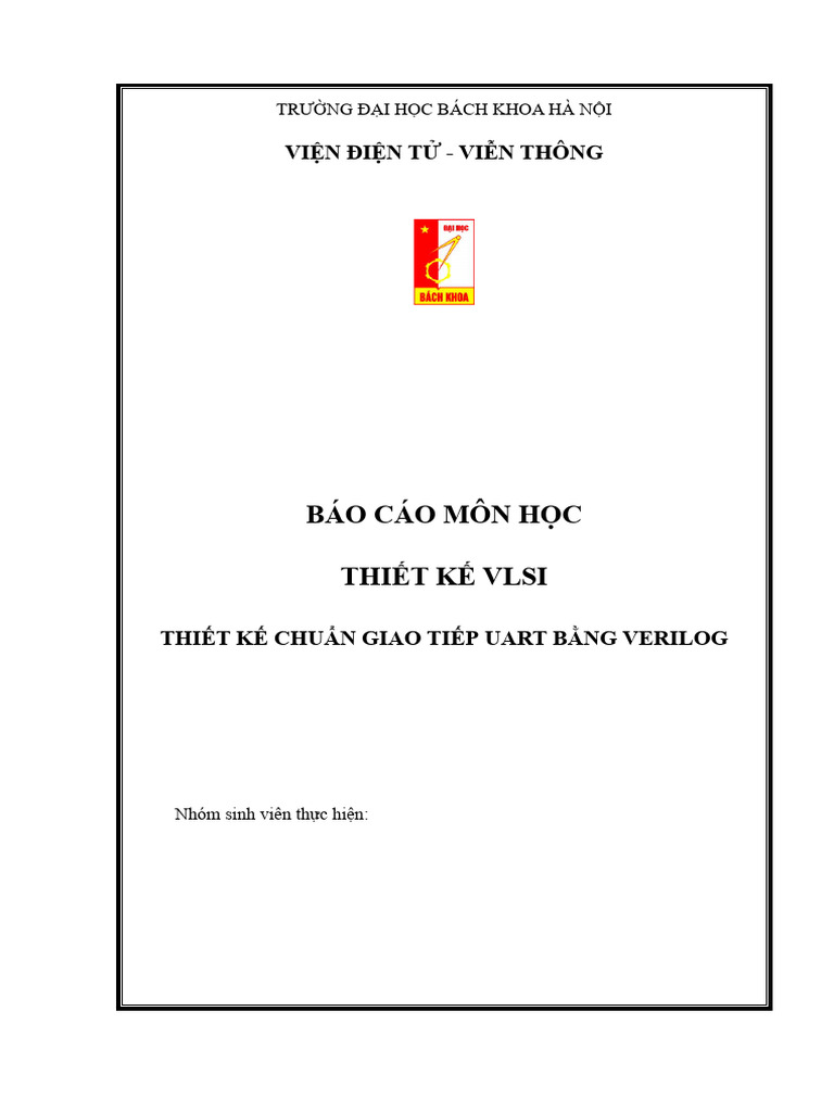 (123doc) - Vlsi-Thiet-Ke-Chuan-Giao-Tiep-Uart-Bang-Verilog | PDF