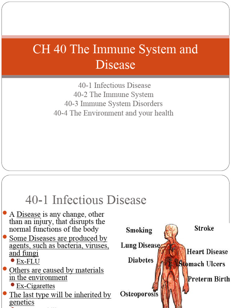 CH 40 Immune Disease | PDF | Immune System | Infection