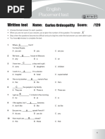 Grade 6 Examinee's Descriptive Questionnaire | PDF