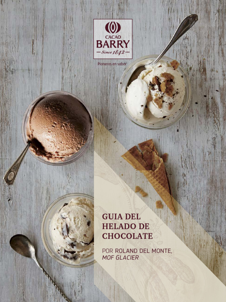 Helado de Chocolate Cacao Barry | PDF | Chocolate | Helado