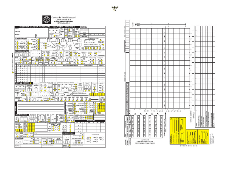 NEGRO Y AMARILLO HC Carnet Materno Perinatal | PDF