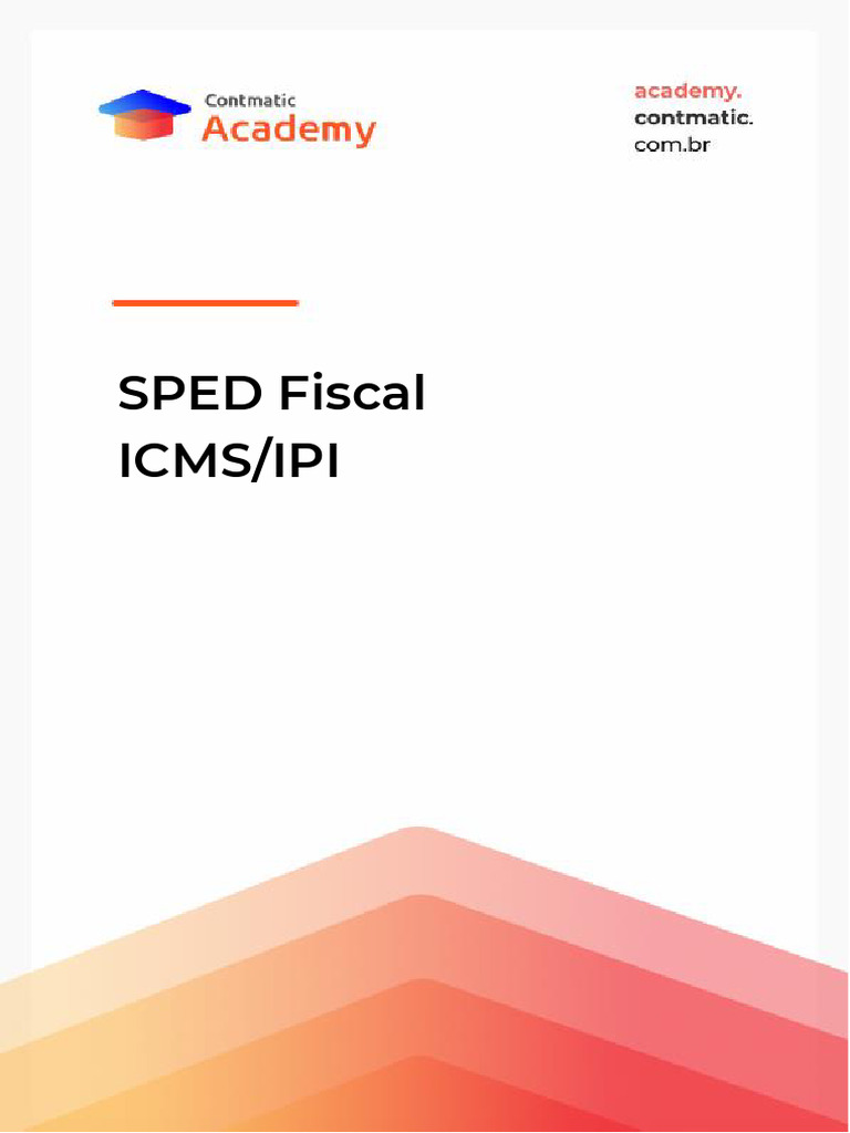 Sped Fiscal Icms Ipi Completa | PDF | Recibo | Escrituração contábil