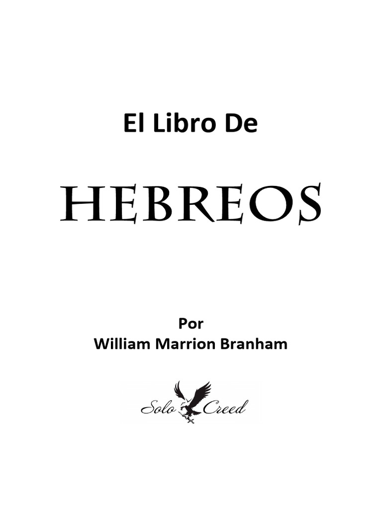 Libro Hebreos Para Móvil | PDF | Cristo (título) | Profeta