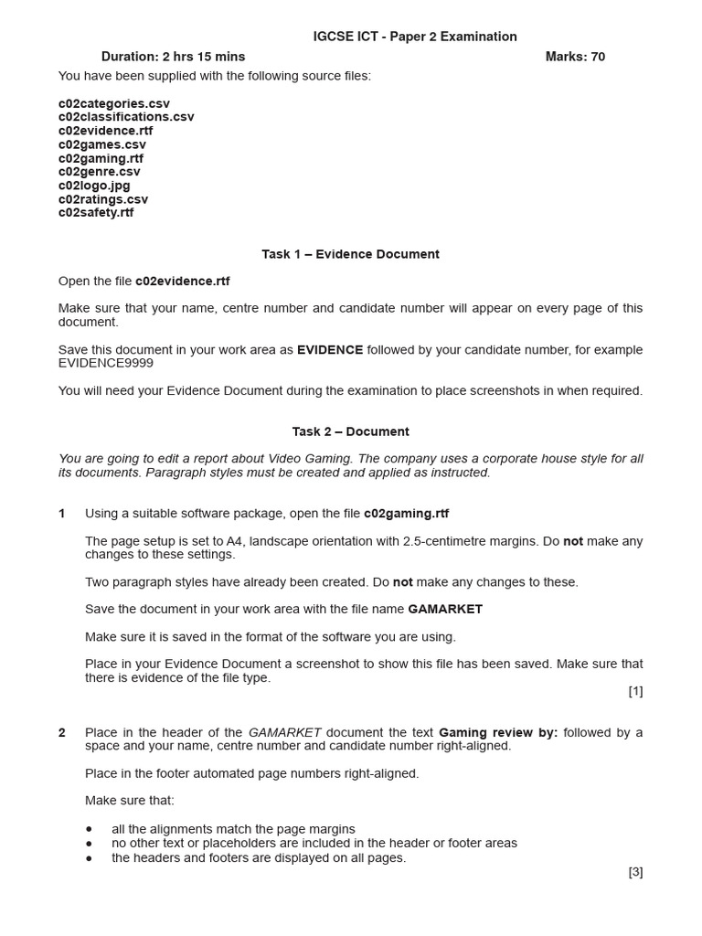 Prelim 1 - Paper 2 | PDF | Comma Separated Values | Paragraph