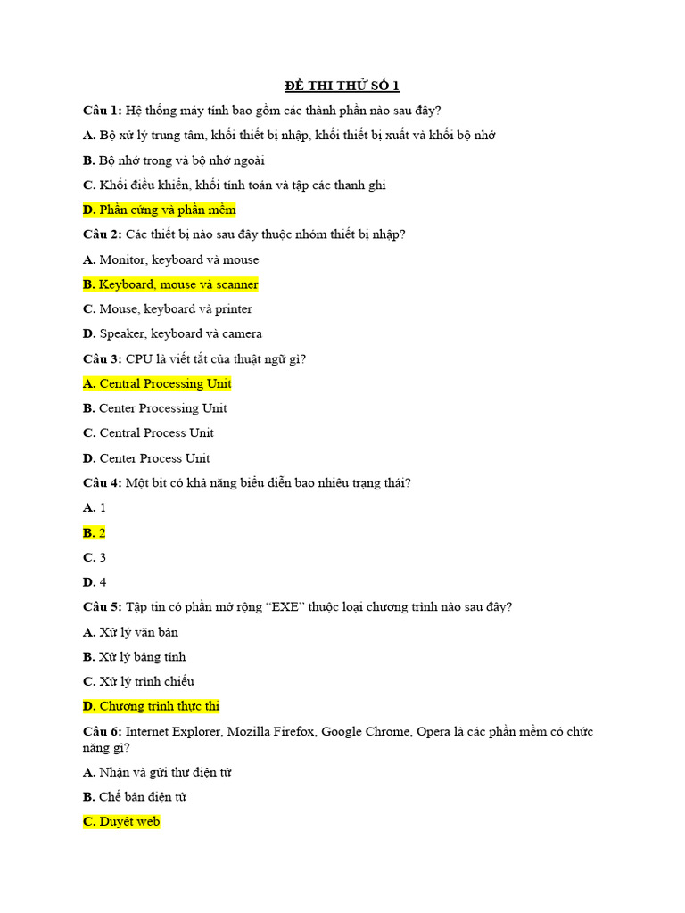 Thi TH | PDF