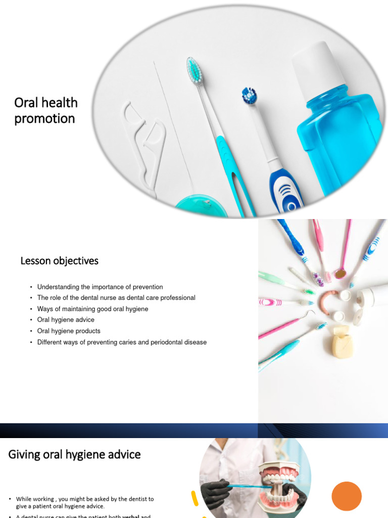 Oral Health Promotion and Disease Prevention | PDF | Oral Hygiene ...