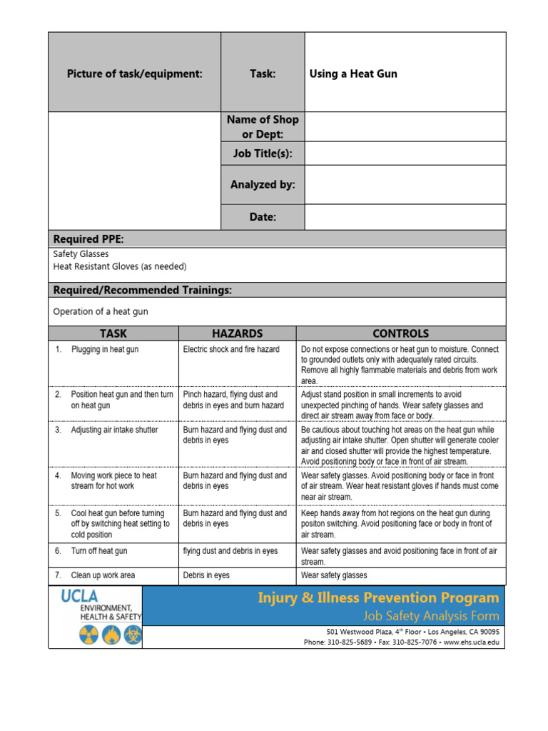 Heat Gun | PDF | Personal Protective Equipment | Occupational Safety ...