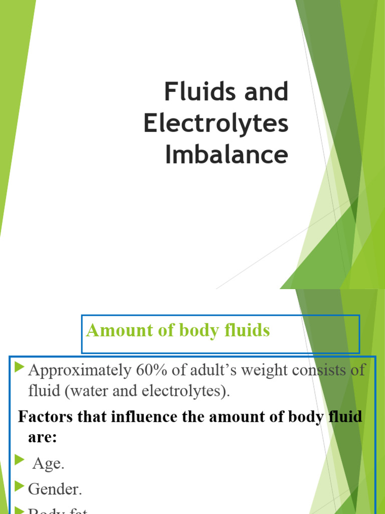 Fluid and Electrolytes Imbalance Balance 12-2 | PDF | Physiology ...