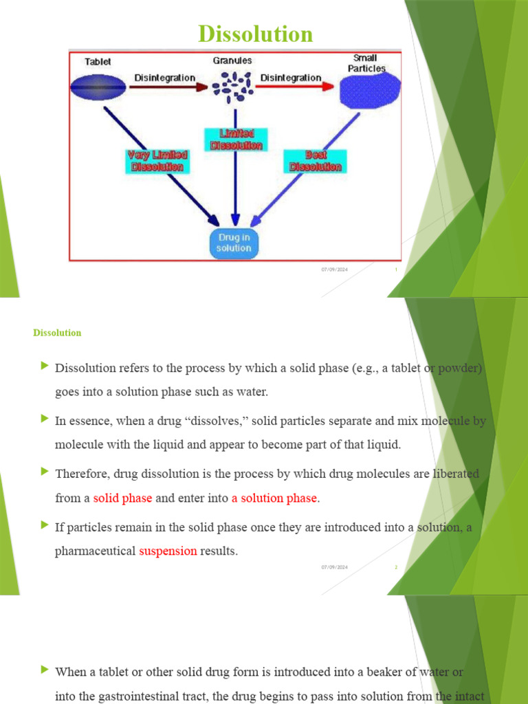 Dissolution | PDF | Solubility | Solvation