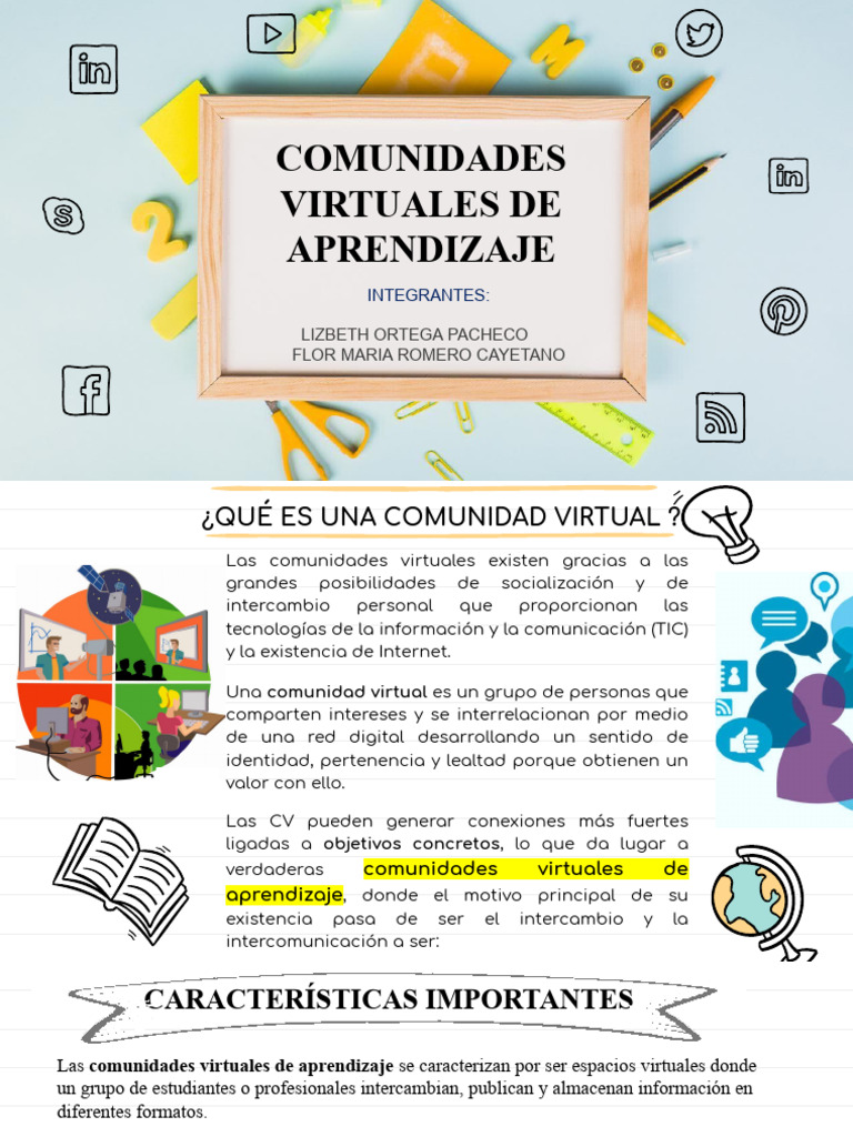 Comunidades Virtuales de Aprendizaje | PDF | Informática | Software