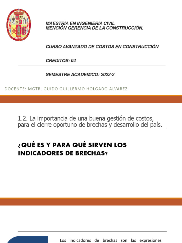 Maestría en Ingeniería Civil Mención Gerencia de La Construcción | PDF ...
