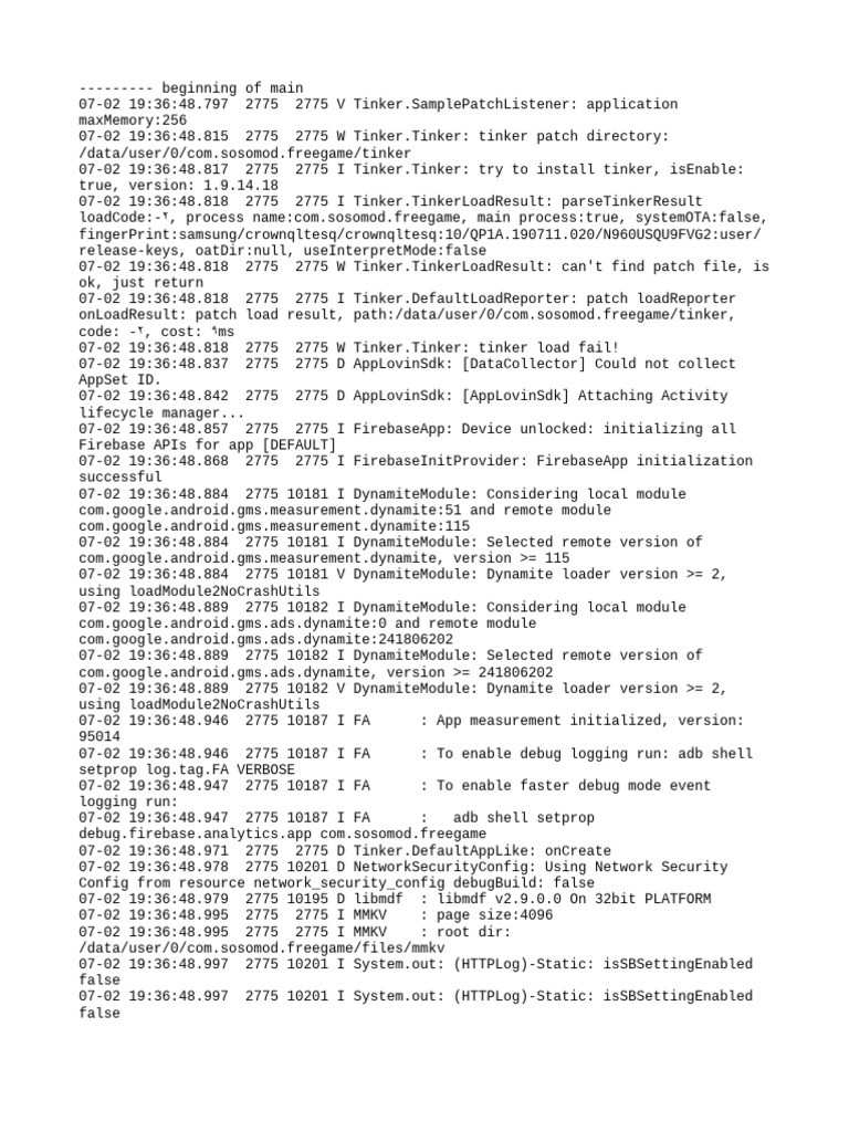 Eegame Logcat | PDF | Mobile Computers | Computer Science