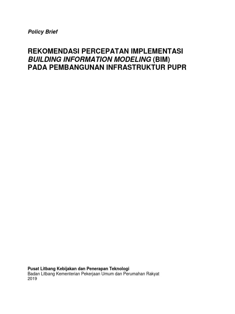 Policy Brief Bim | PDF | Bisnis | Seni