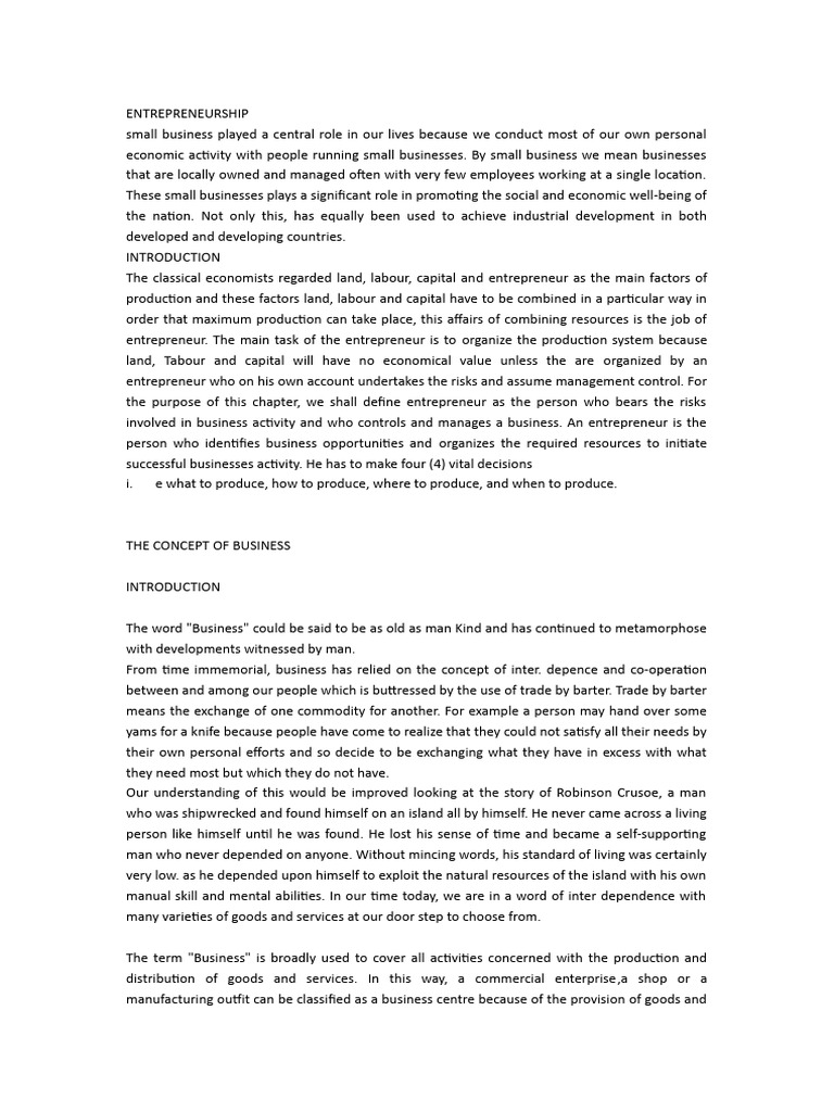 Entrepreneurship (Eds 201) | PDF | Entrepreneurship | Expense