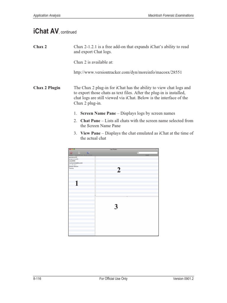 Forensic Guide: iChat Log Analysis | PDF