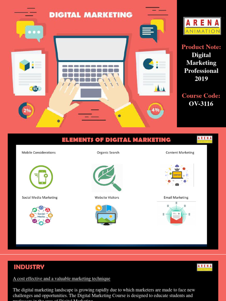 Digital Marketing Professional Course 2019 | PDF | Digital Marketing ...