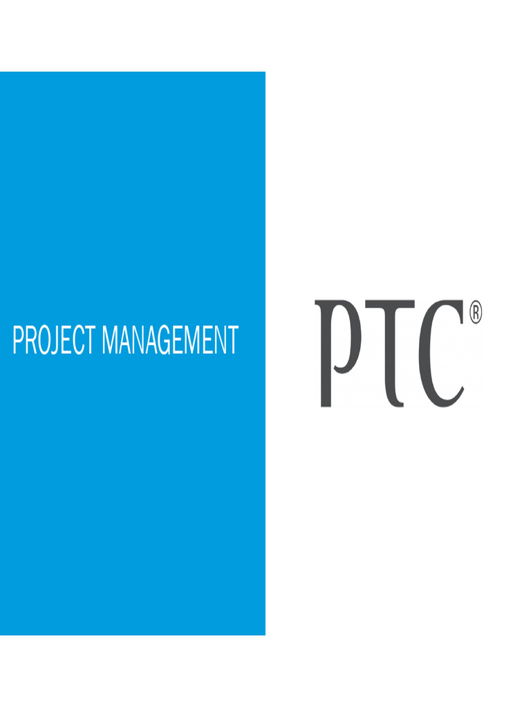 PTC Windchill Project Management Using ProjectLink | PDF | Project Management | Information