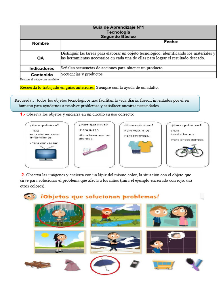 Tecnologia 2° Básico | PDF | Arte | Informática
