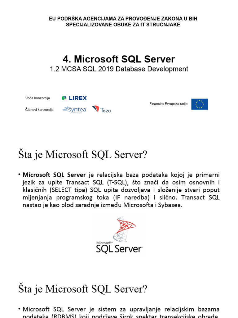 4. Microsoft SQL Server | PDF